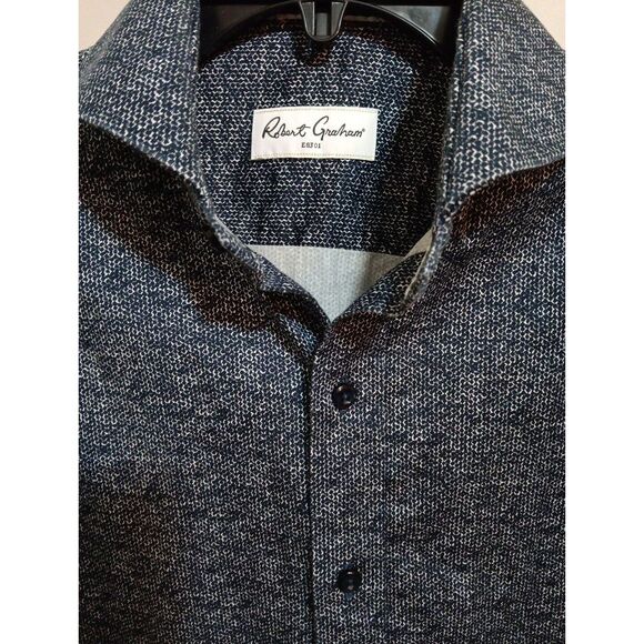 Robert Graham | Shirts | Robert Graham Medium Long Sleeve Shirt Men Sizes 39 55 1175 | Poshmark
